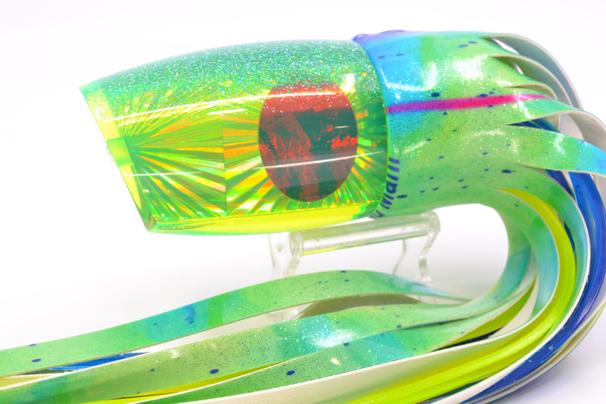 TANTRUM Lures Chartreuse Starburst Ice Blue Back XL Bandit 14" 12.7oz ...