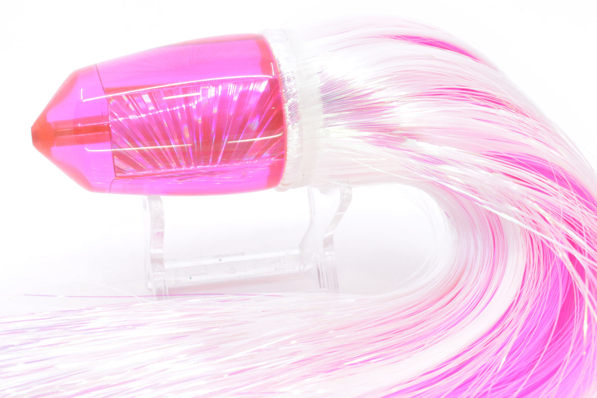 Koya Lures Pink Rainbow Starburst Bullet 9"+ 7.5oz Strobez White/Pink ...