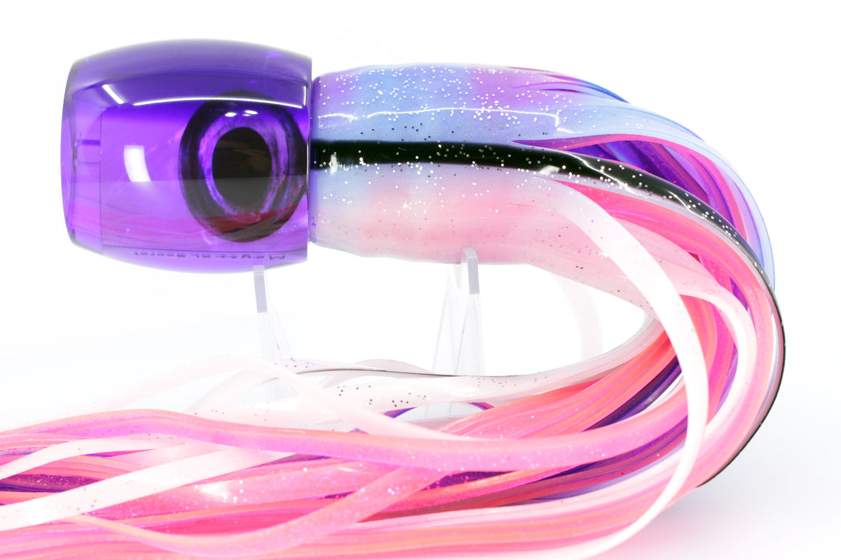 Moyes Lures Purple MOP Dark Purple Back XL Secret 14" 9oz Skirted Gay ...