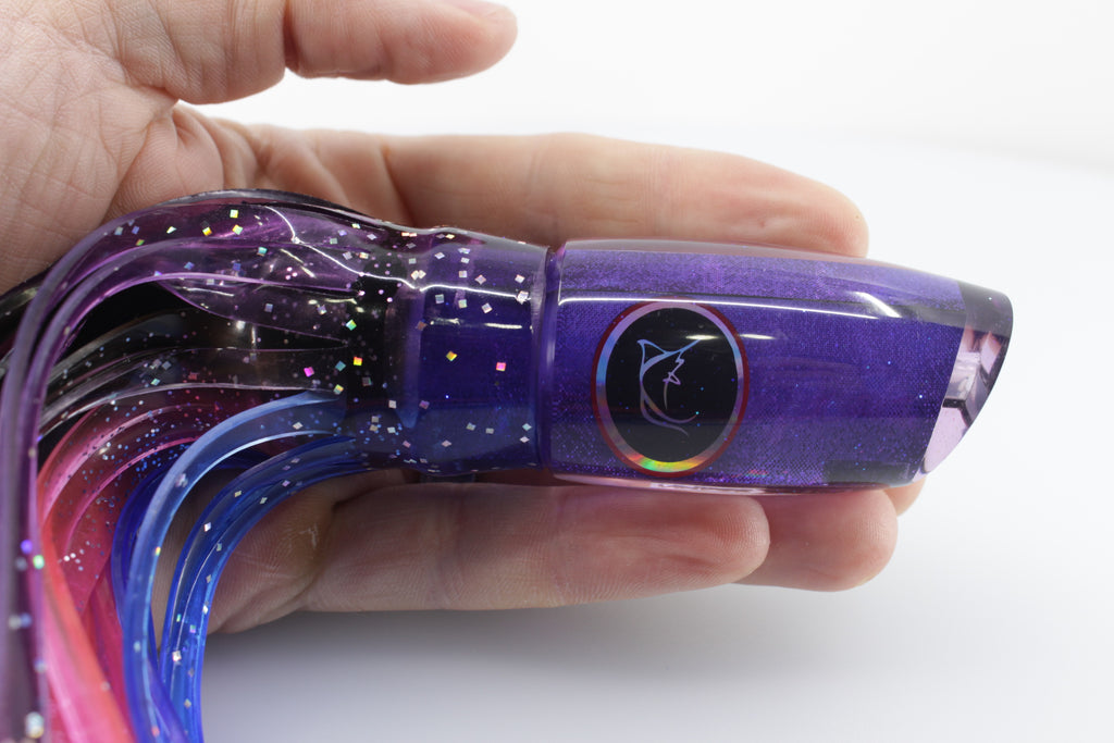 Bonze Lures Purple Rainbow Black Eyes Underbelly 10" 8oz Purple-Blue-B ...