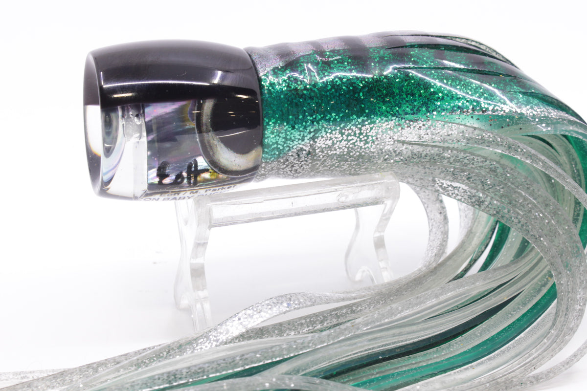 Marlin Magic Blue-Purple Abalone Black Back Concave Baby Ruckus 9" 5oz ...