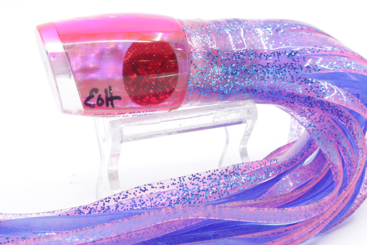 Marlin Magic Pink Awabi Pink Back Red Eyes Small Ruckus 9" 5oz Skirted ...