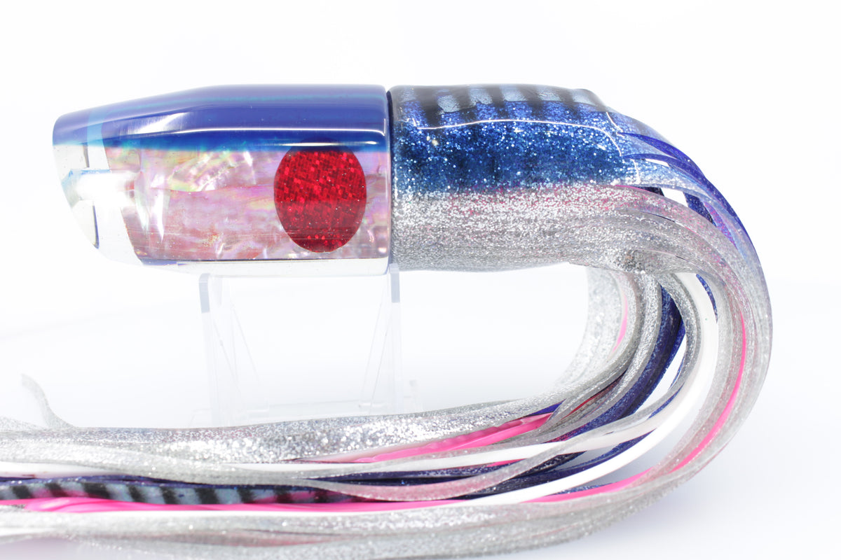 Marlin Magic Pink Awabi Shell Blue Back Red Eyes Big Dog 14" 12oz Skir ...