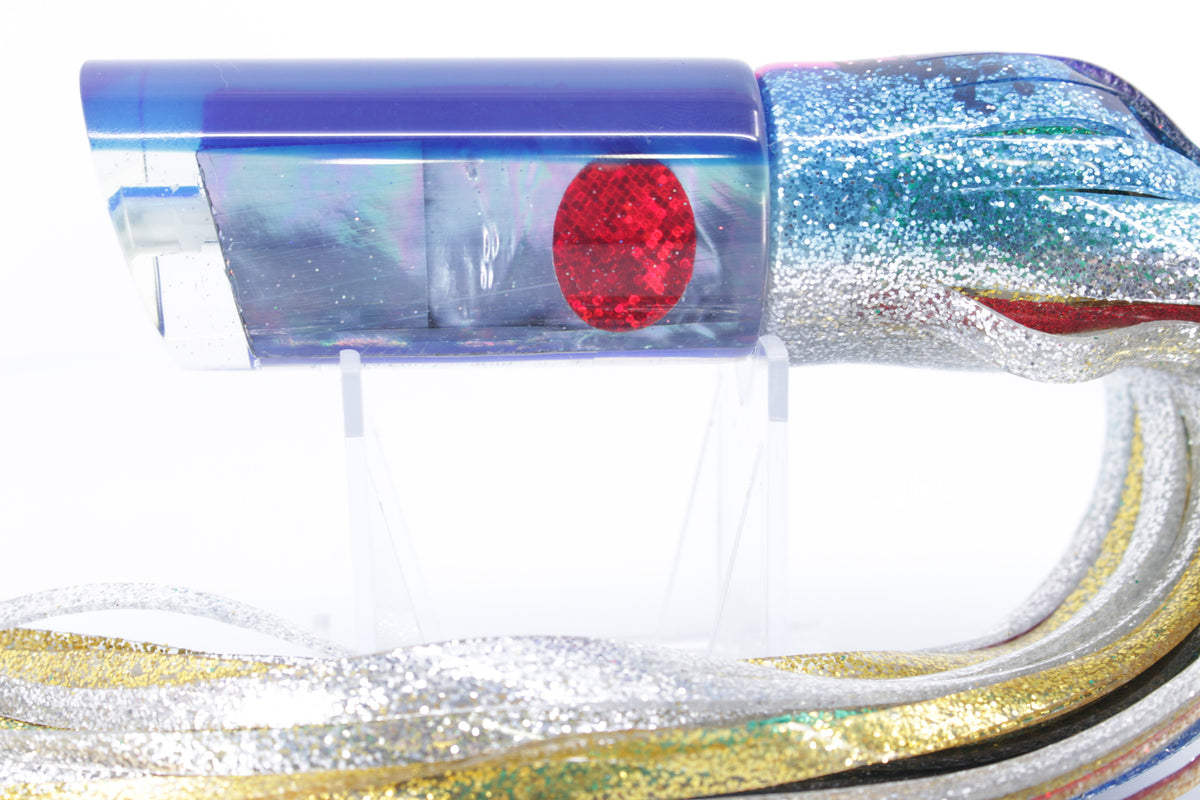 Marlin Magic Lures Tahitian Pearl Blue Back Red Eyes Large Tube 12" 8o ...