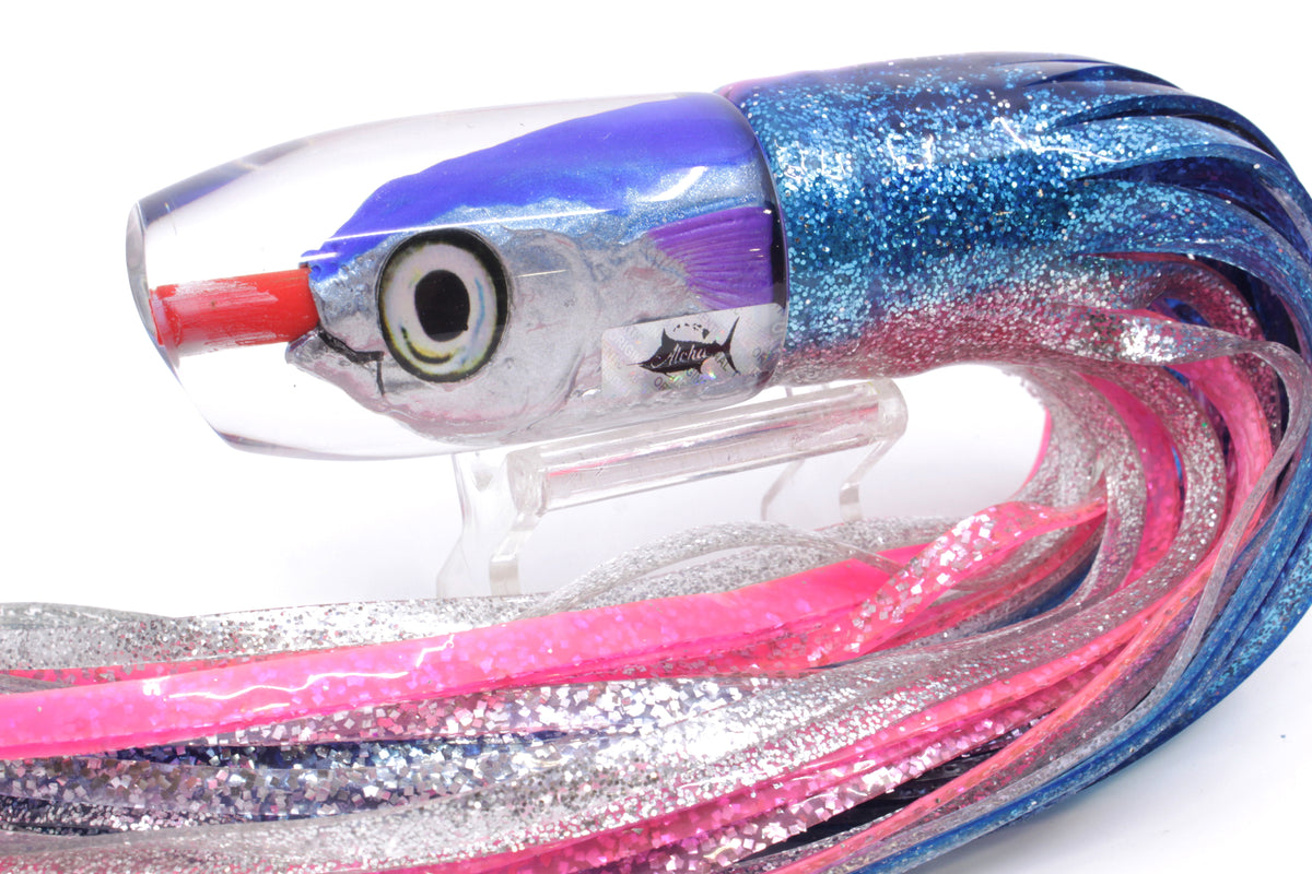 Aloha Lures Blue-Ice Blue Back Malolo Medium Gully Boy 10" 8.5oz Skirt ...
