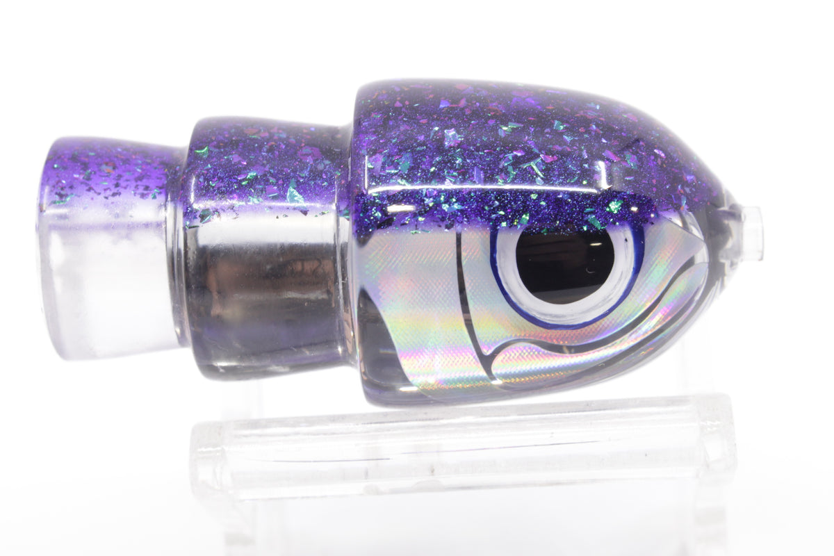 LS Lures Silver Rainbow Purple Glitter Back Flyer 7" 1.6oz — GZ Lures ...