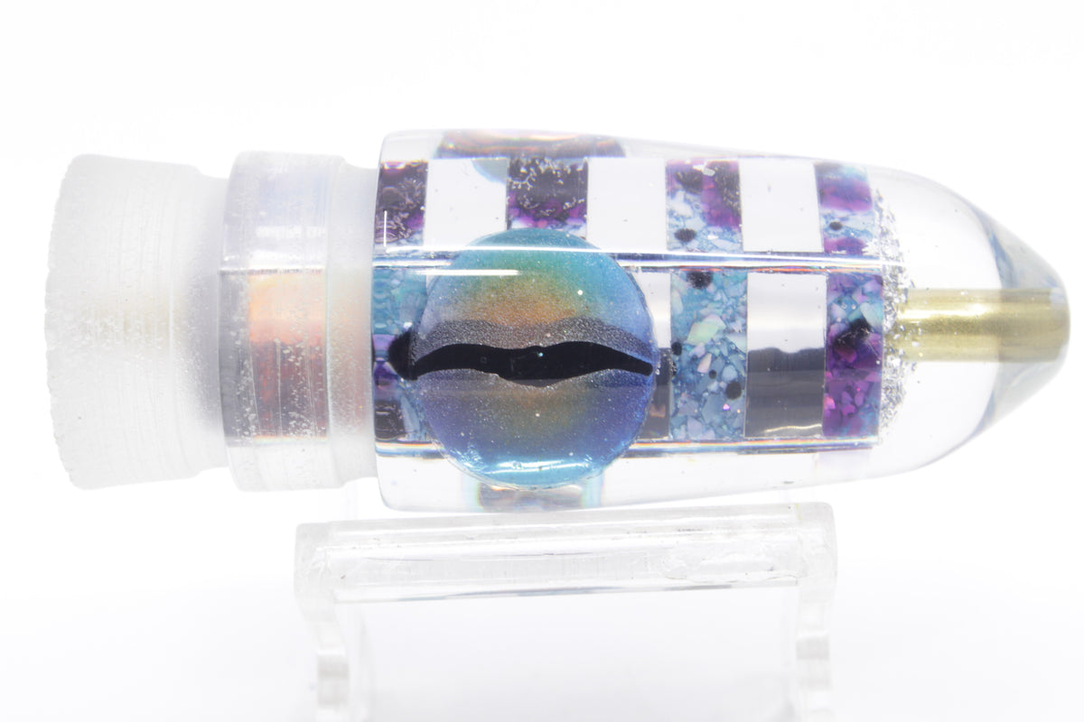 Ganku Lures Silver Striped Blue-Purple S&P Cuttlefish Bullet 10" 5.5oz ...