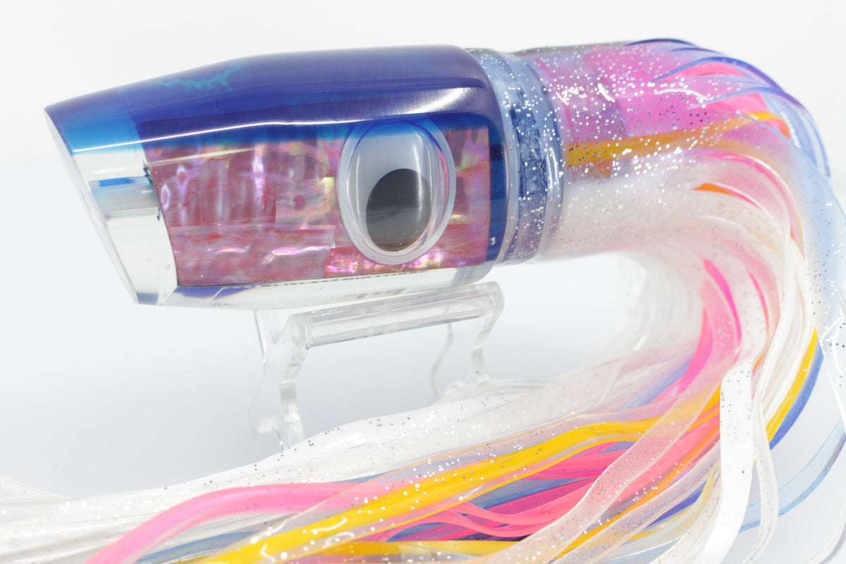 Marlin Magic Pink Awabi Pearl Blue Back Doll Eyes Big Dog 14" 12oz Ski ...