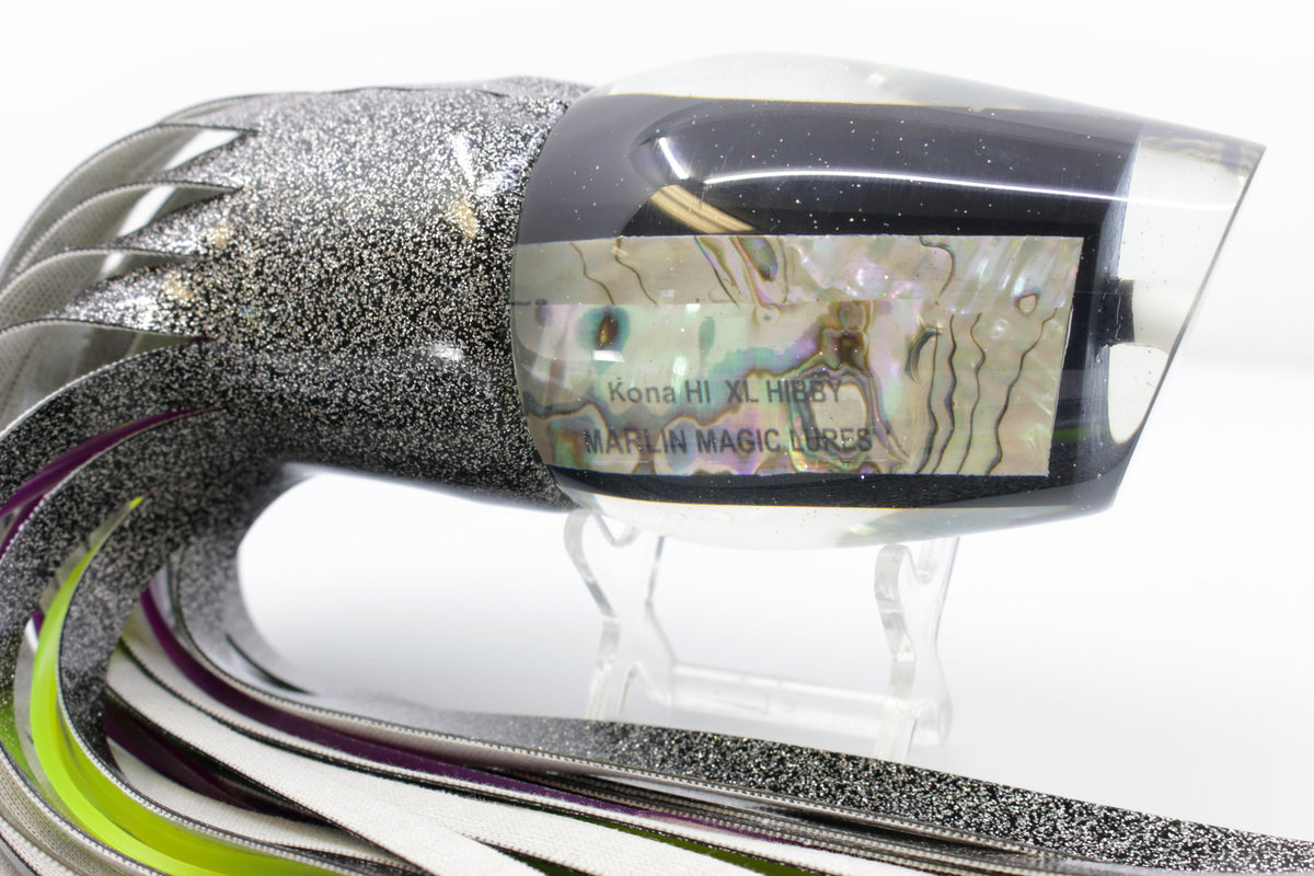 Marlin Magic White Abalone Black Beauty XL Hibby 16" 16oz Vinyl Charco ...
