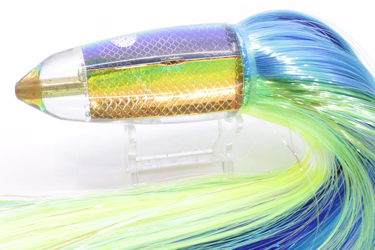 Koya Lures Rainbow Scale AK Bullet 12" 14.5oz EZ Flash Ice Blue-Green ...