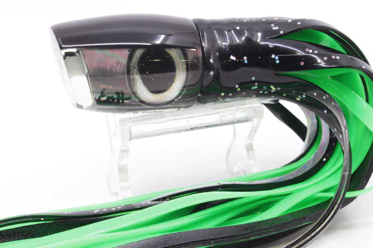 Marlin Magic Tahitian MOP Black Back Taxi Eyes Small Ruckus 9" 5oz Ski ...