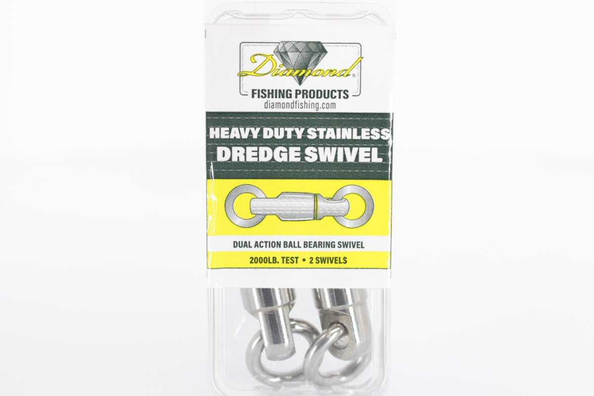 Diamond Dredge Swivel Without Corkscrew 2000# — GZ Lures Big Game Supply